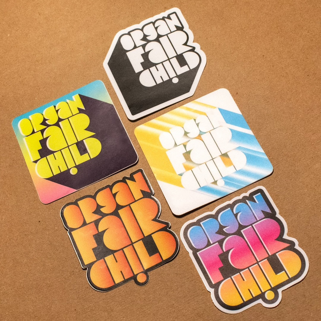Organ Fairchild Stickers - Official Merch Store – Organ Fairchild Merch ...